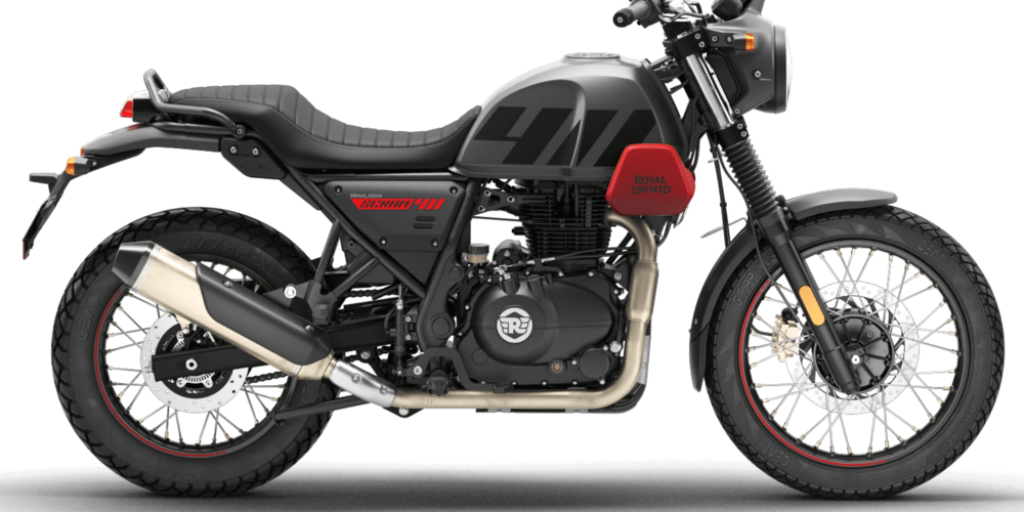 Royal Enfield Scram 411 Graphite Red